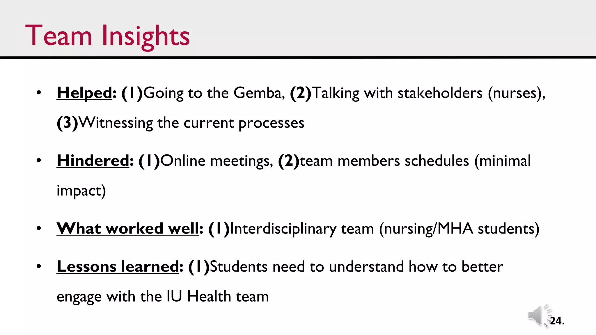 IU Health Process Improvement Medical ICU (Narcotic Waste Disposal ...