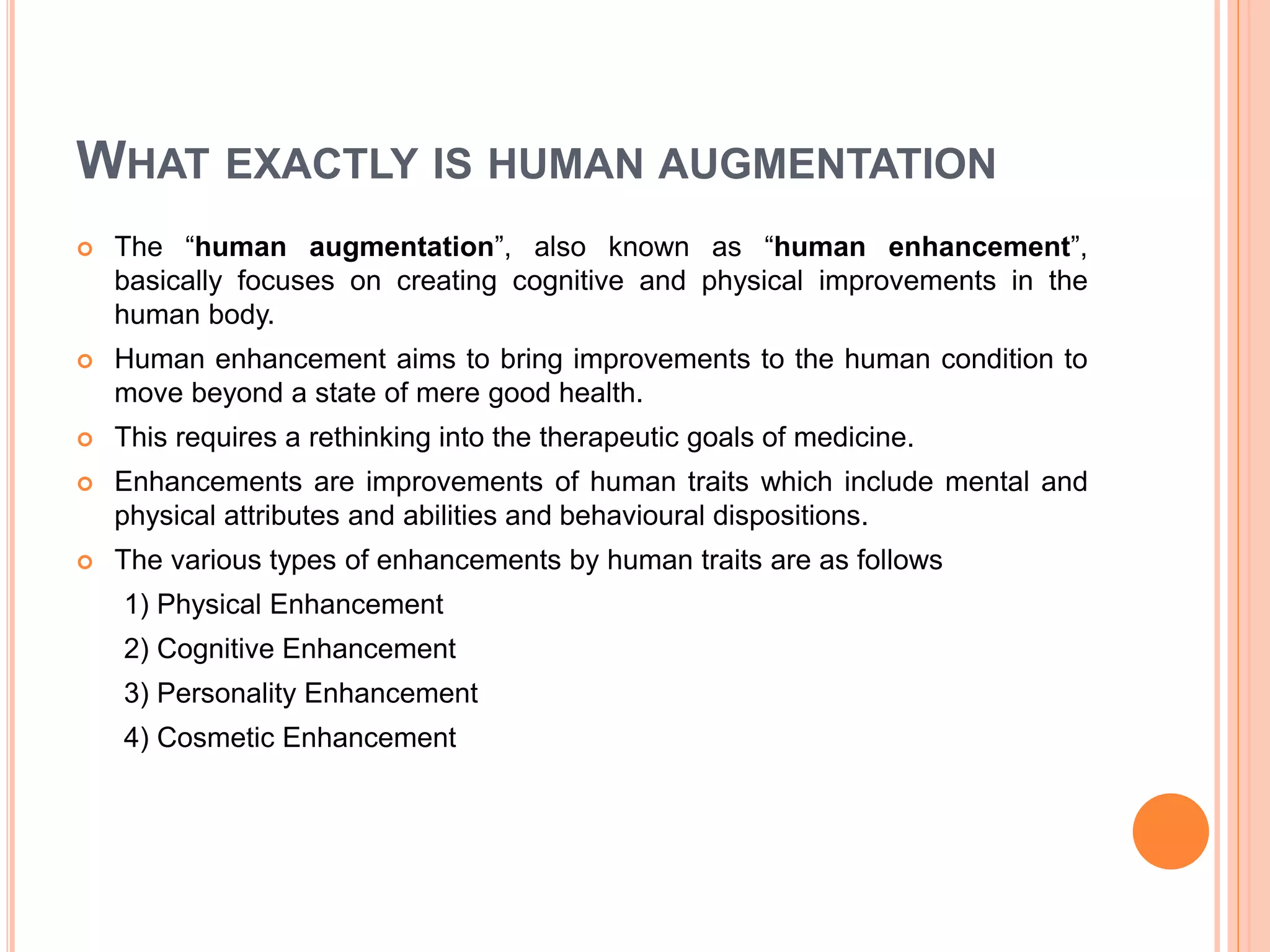 Human augmentation | PPTX