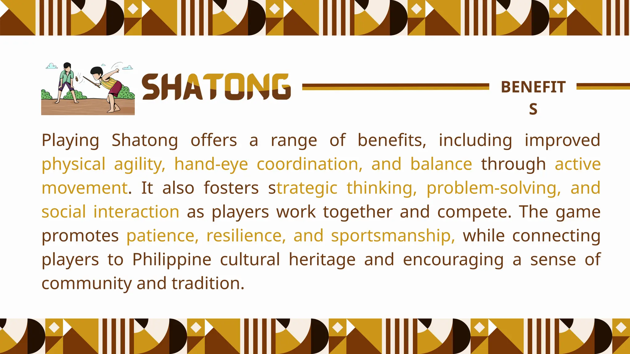 PHILIPPINE TRADITIONAL GAMES: Sungka, Kadang-kadang (Bao & Kawayan ...