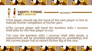 PHILIPPINE TRADITIONAL GAMES: Sungka, Kadang-kadang (Bao & Kawayan ...