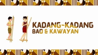 PHILIPPINE TRADITIONAL GAMES: Sungka, Kadang-kadang (Bao & Kawayan ...
