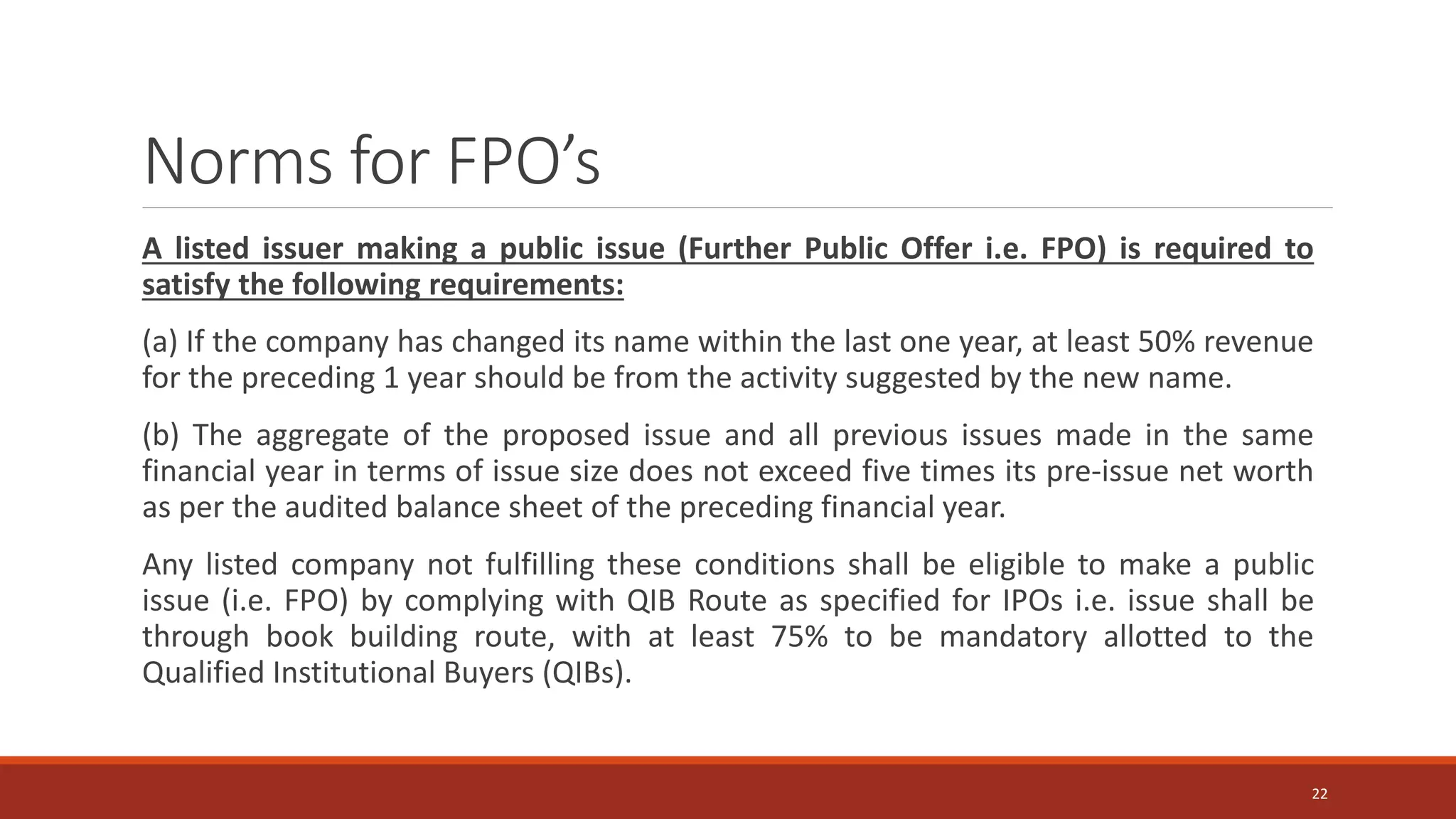 IPO/FPO : Book building process | PPTX | Stocks and Bonds | Personal Investing