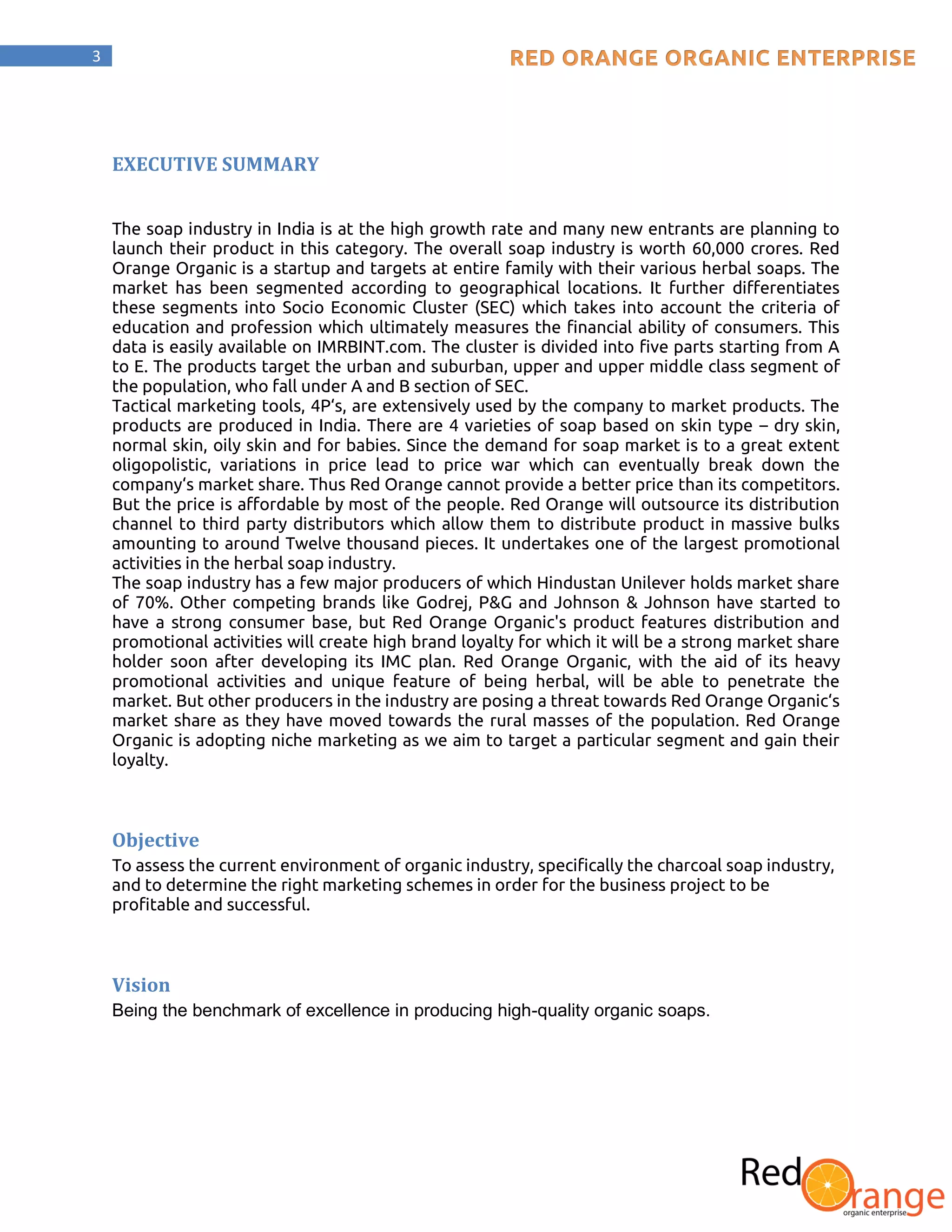 marketing plan (Soap) | PDF
