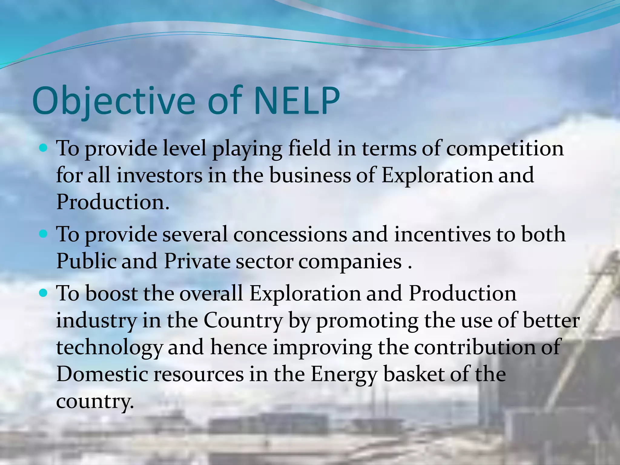 Upstream Regulations and NELP-Evolution & Analysis | PPT