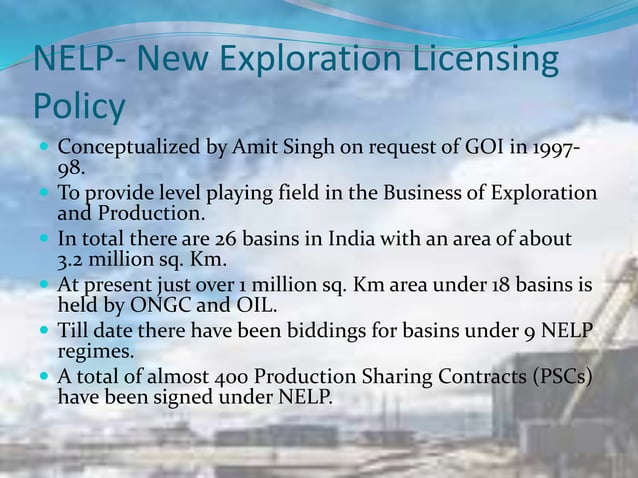 Upstream Regulations and NELP-Evolution & Analysis | PPT