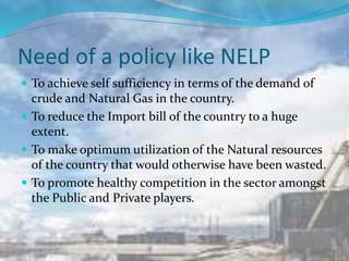 Upstream Regulations and NELP-Evolution & Analysis | PPT