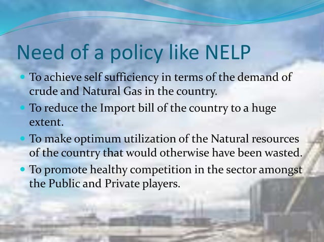 Upstream Regulations and NELP-Evolution & Analysis | PPT