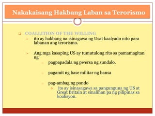 Group 2 orchid ang banta ng terorismo | PPTX