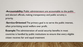 Organizational Management of Publick admin | PPTX