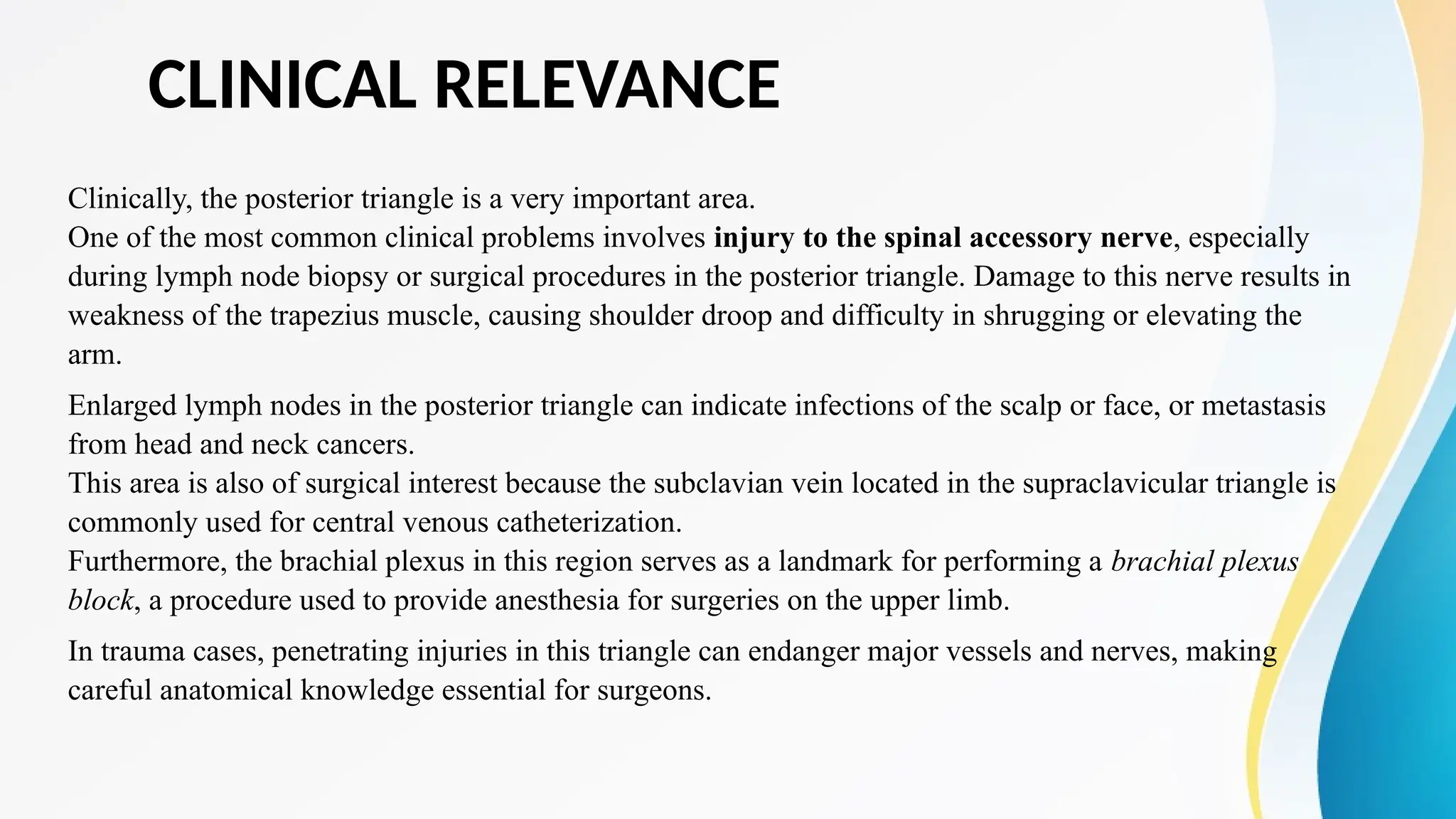 Anterior triangle of the neck slide share presentation | PPTX
