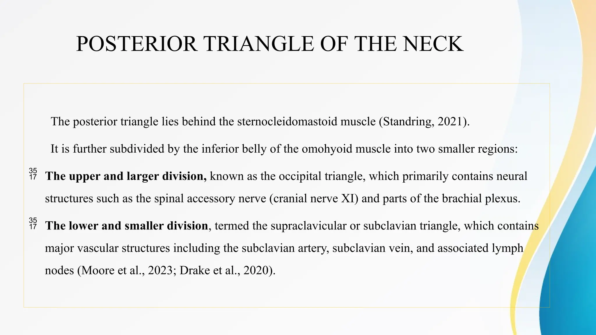 Anterior triangle of the neck slide share presentation | PPTX