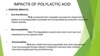 Life cycle Assesment and waste stratigies of PLA | PPTX