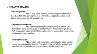 Life cycle Assesment and waste stratigies of PLA | PPTX