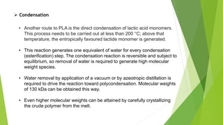 Life cycle Assesment and waste stratigies of PLA | PPTX