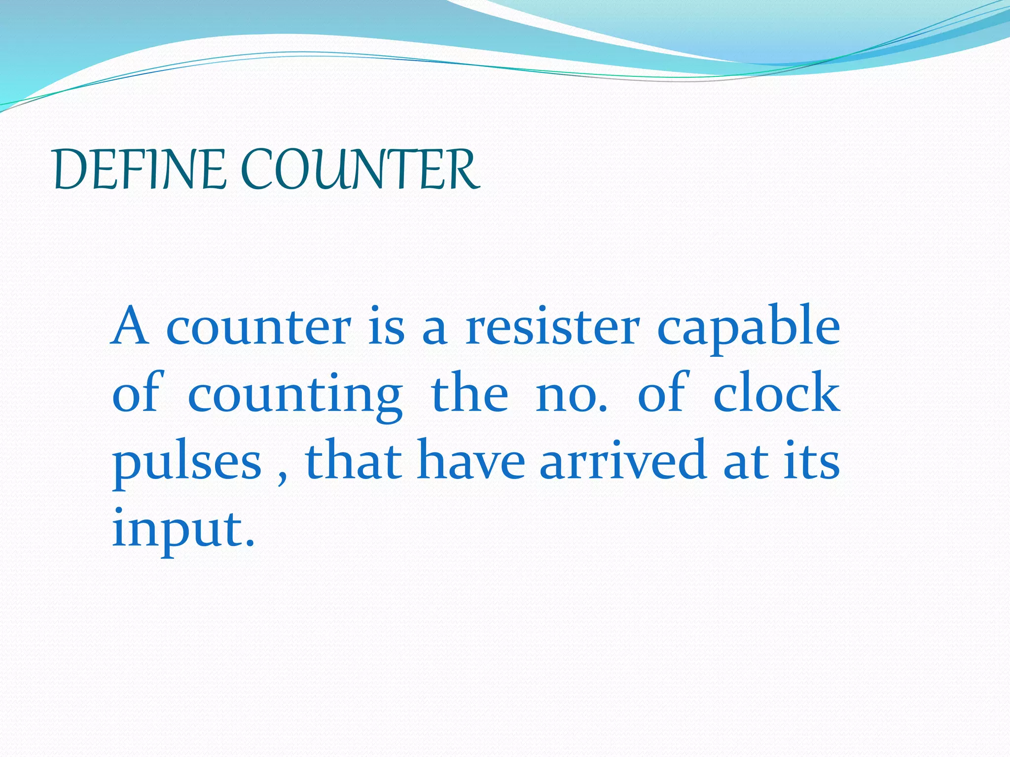 counter lesson plan | PPTX