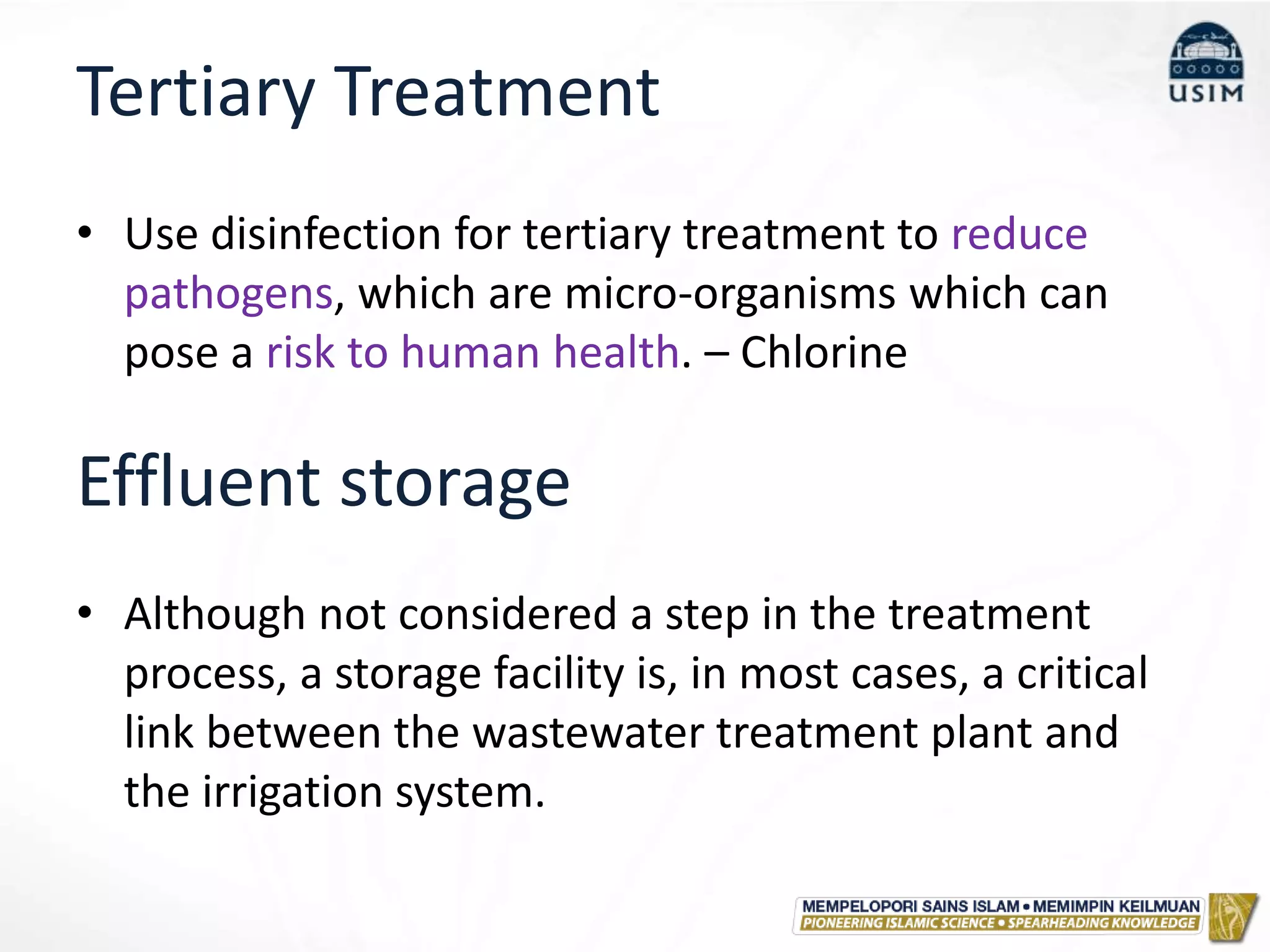 Water and Wastewater treatment | PPTX