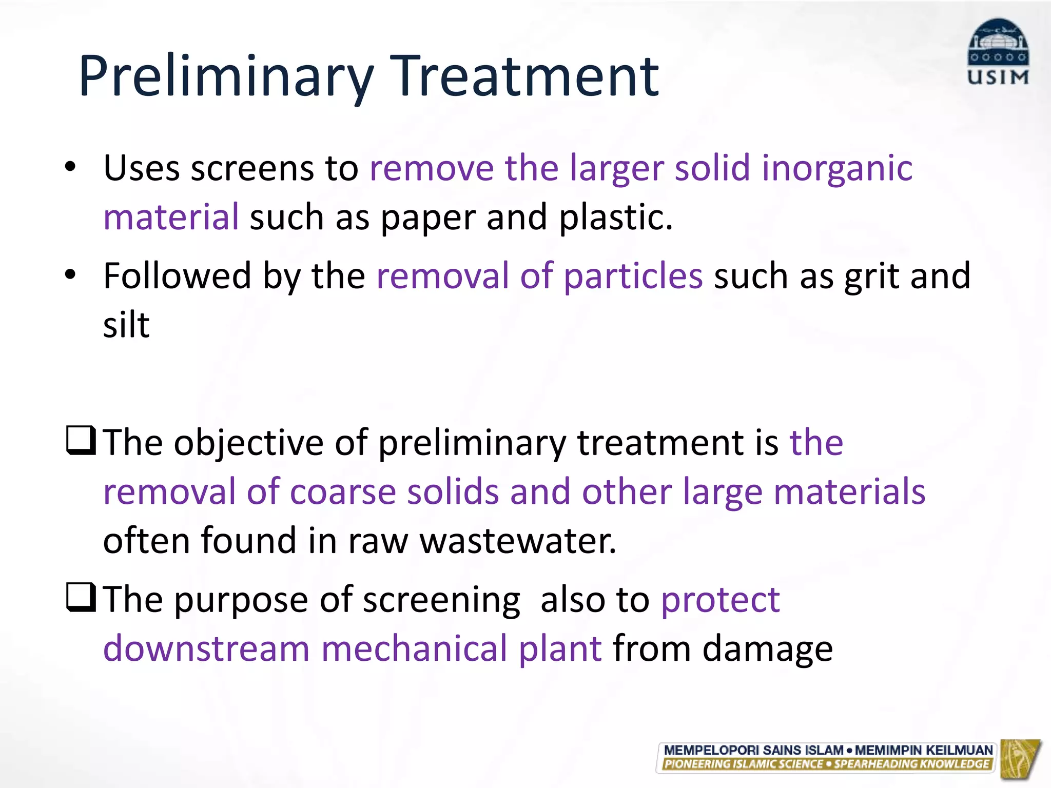 Water and Wastewater treatment | PPTX