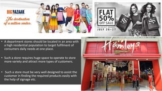 retail management 5 formats of retail outlets | PPTX