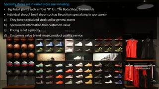 retail management 5 formats of retail outlets | PPTX