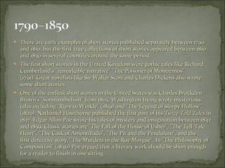 SHORT STORY FROM HISTORY TO ELEMENTS | PPT