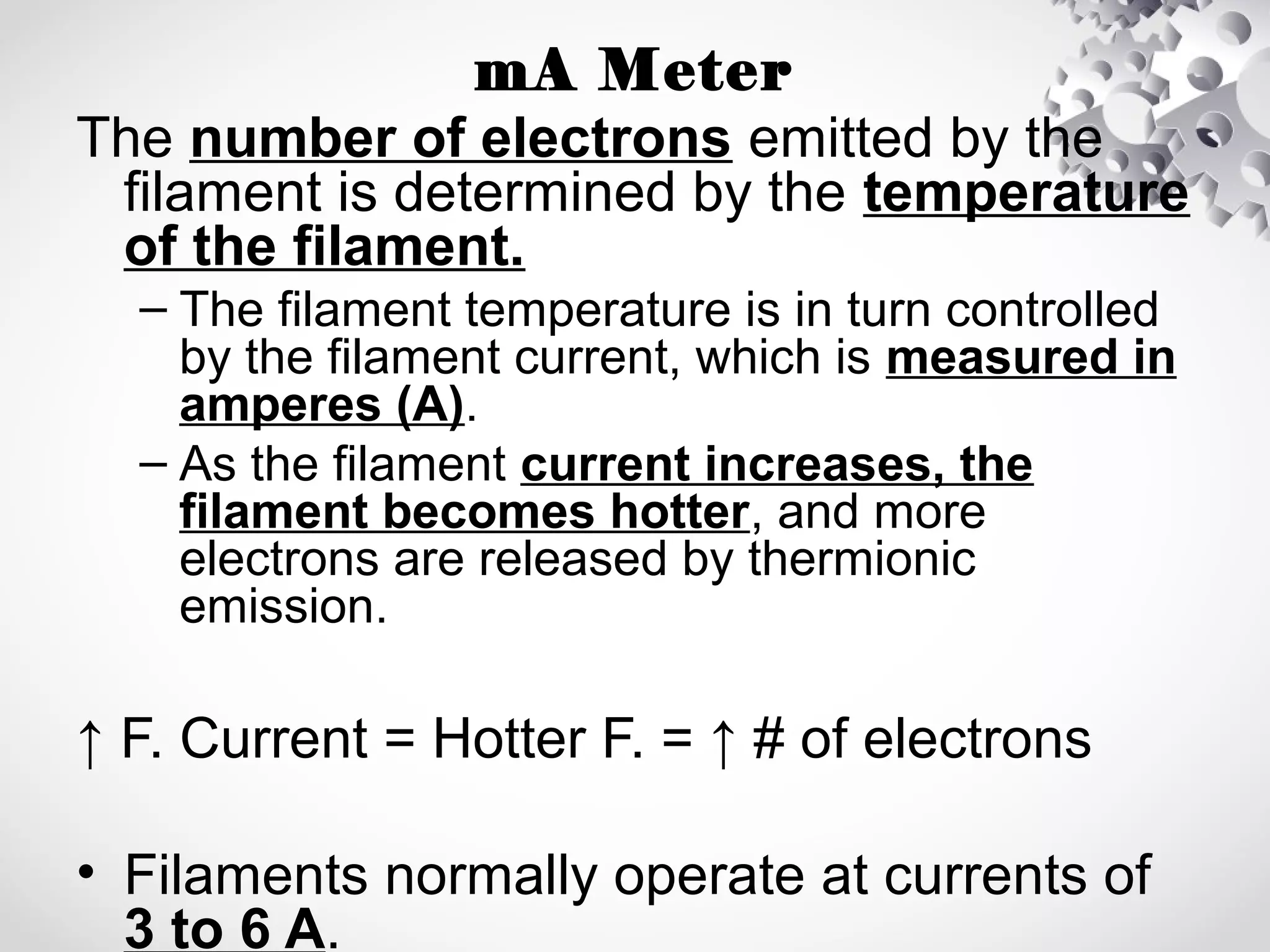 kV and mA Meters | PPT