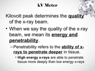 kV and mA Meters | PPT