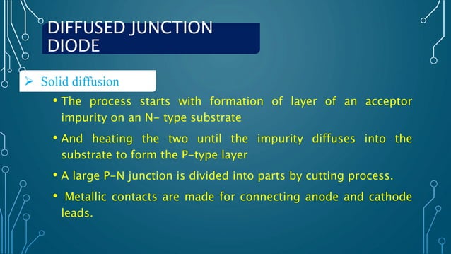 Fabrication of P-N Junction | PPTX | Chemistry | Science