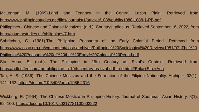 Group 2_Social education, rise of the Chinese mestizo, rise of the ...