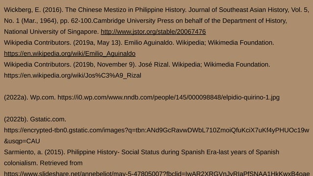 Group 2_Social education, rise of the Chinese mestizo, rise of the ...