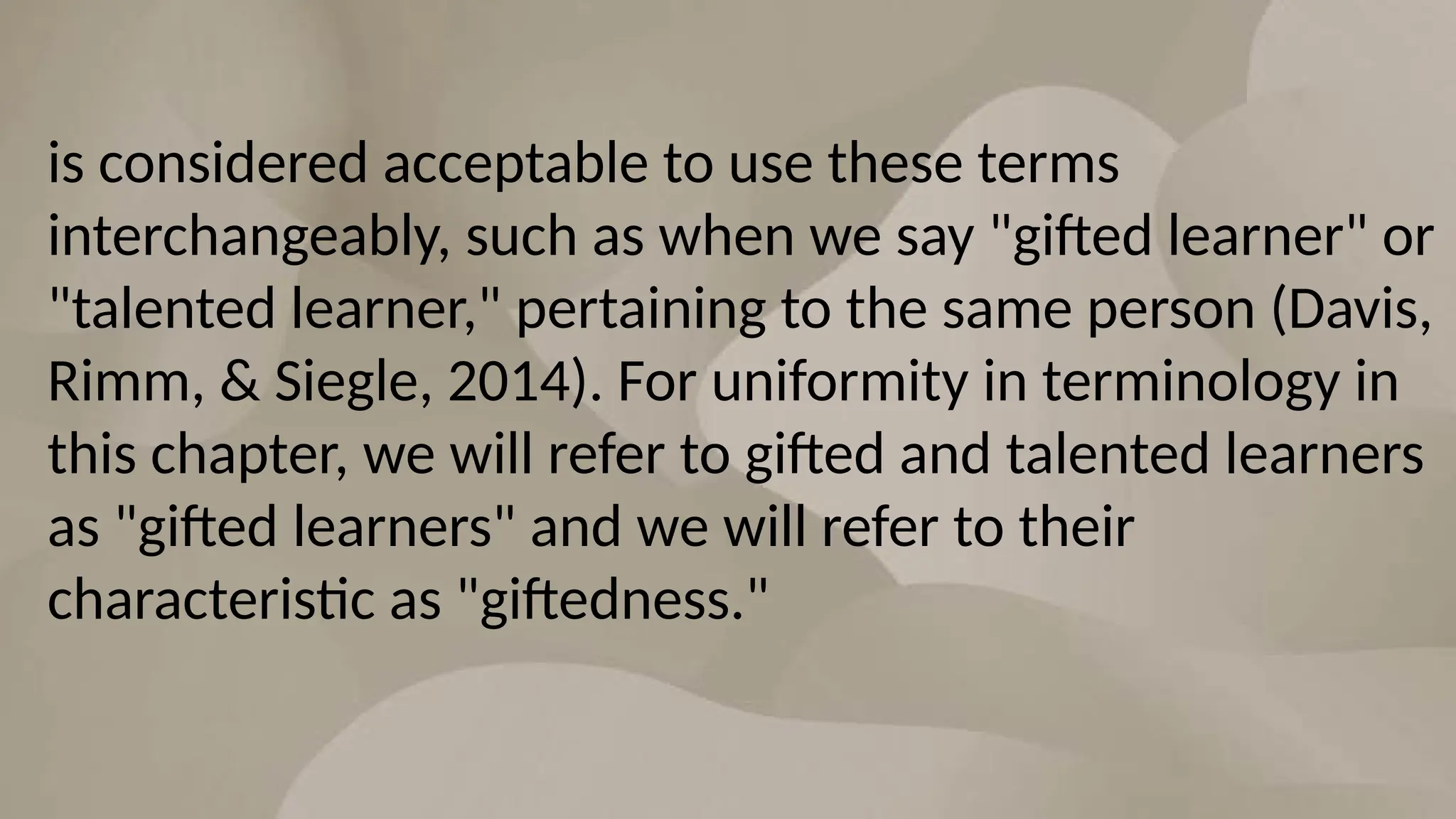 TYPES, CHARACTERISTICS, AND IDENTIFICATION OF GIFTED AND TALENTED ...