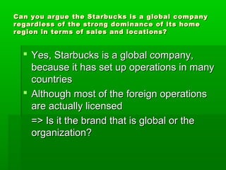 Starbucks Case Study | PPT