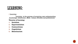Learning & Types of Learners in Study Skills.pdf