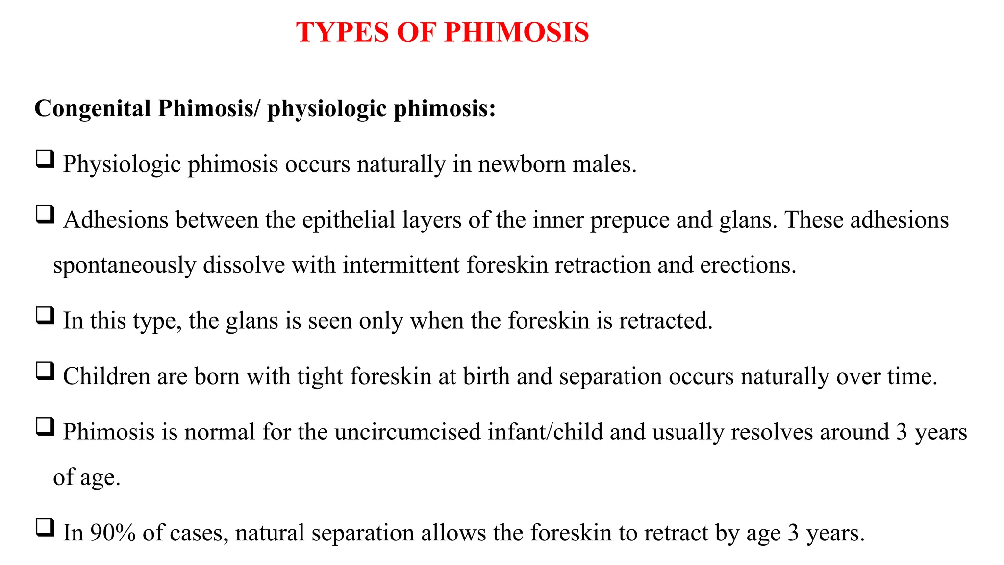 Presentation on Phimosis, Paraphimosis, Balanitis, Varicocele, and ...