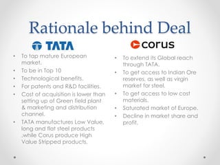 Tata Corus Acquisition | PPTX