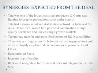 Tata Corus Acquisition | PPTX