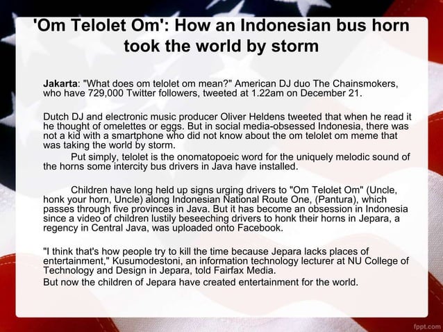 CONTOH SPOOF TEXT AND ANECDOTE TEXT WITH ANALYSIS | PPTX