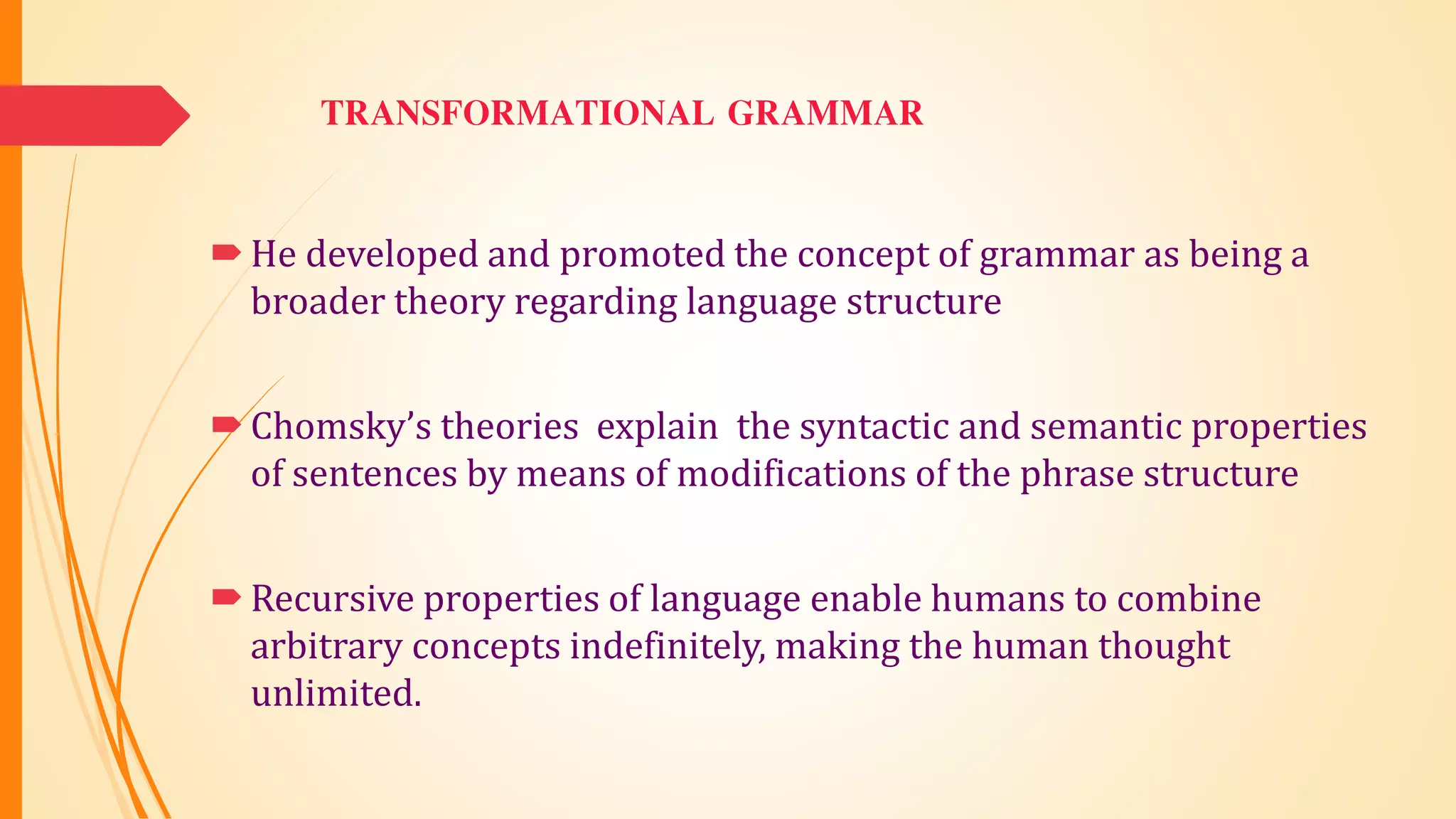 Transformational Grammar | PPTX