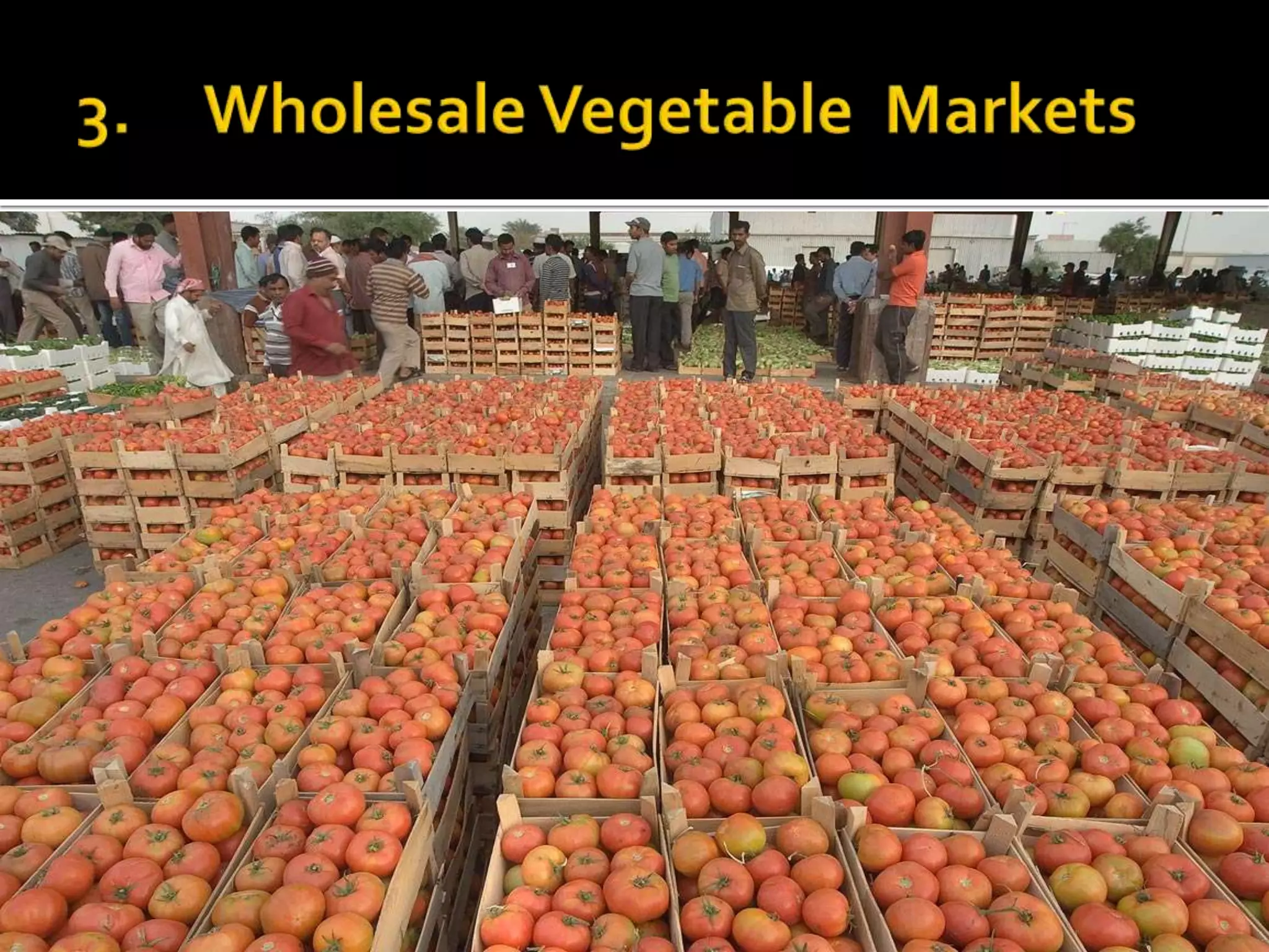 Vegetable market in India | PPTX