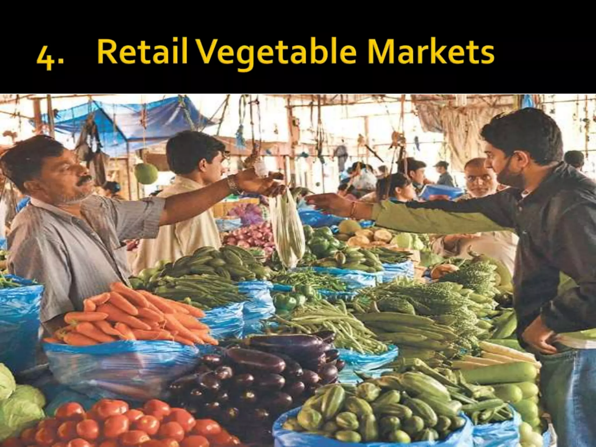 Vegetable market in India | PPTX