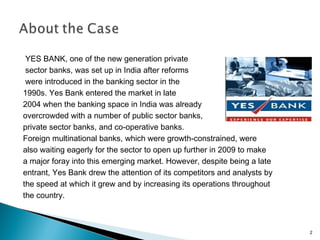 Yes Bank Growth Strategy | PPT