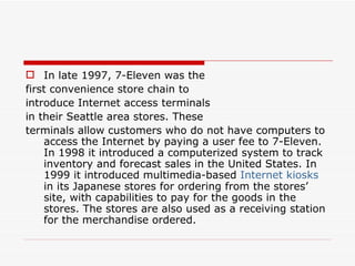 Case study Seven Elevent | PPT | Grocery Shopping | Shopping