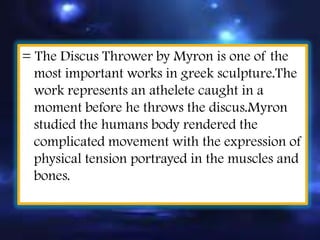 Egyptian Art and Style & Greek Art and Style | PPTX