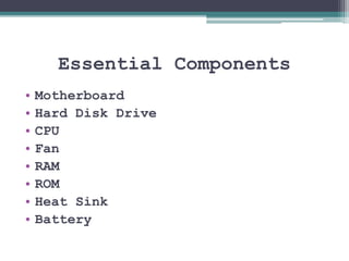 Computers for Scenarios | PPT