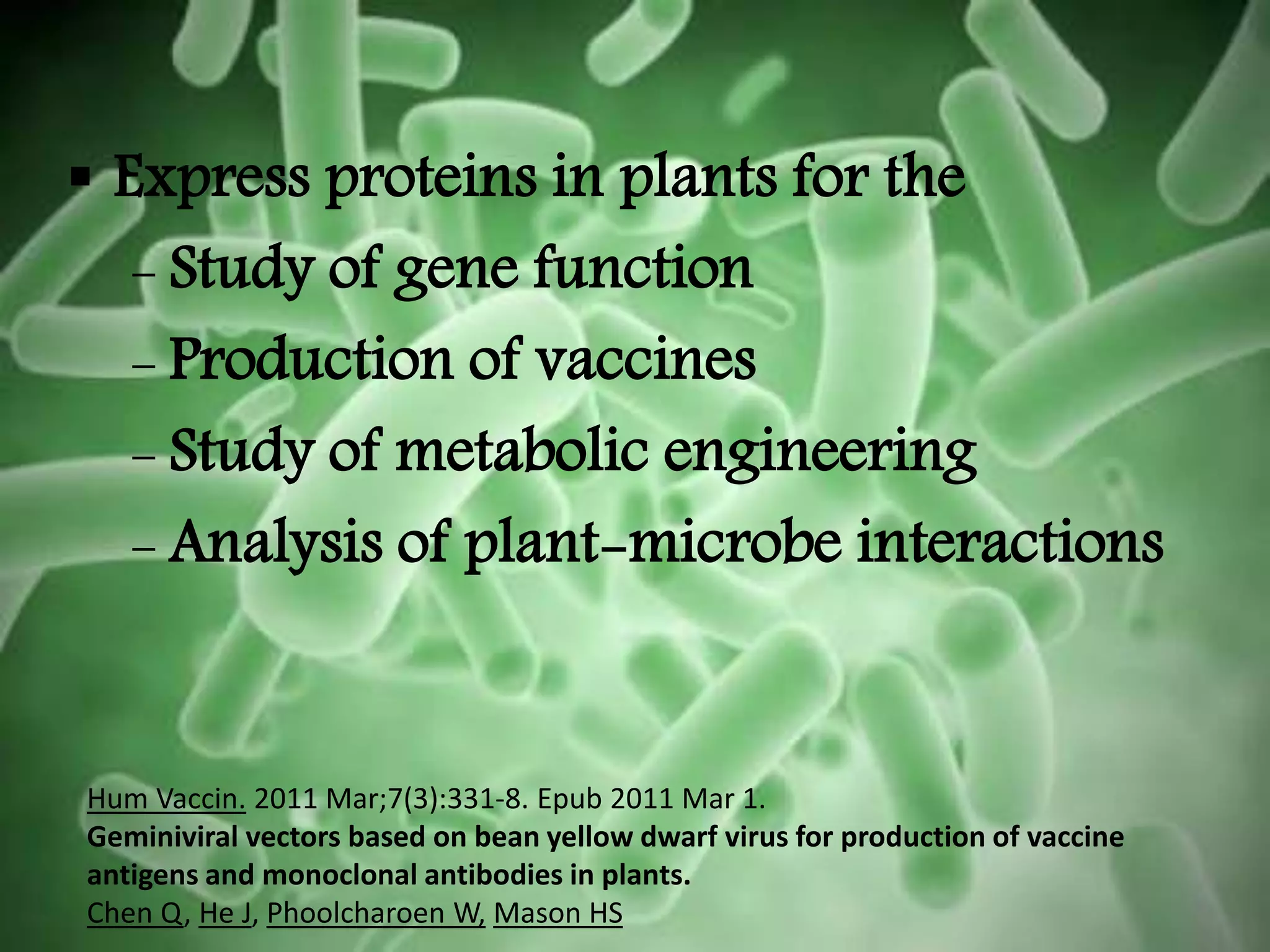 Plant transformation vectors and their types | PPTX