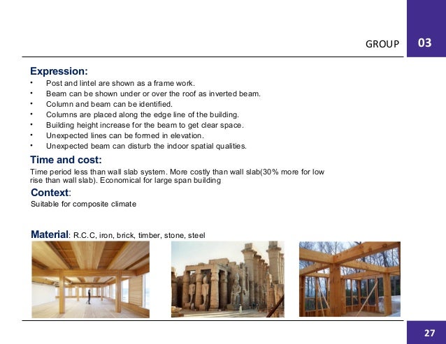 basic structural system in architecture