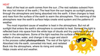 LAND, AIR AND WATER; THE PHYSICAL WORLD | PPTX
