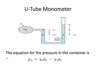Report on Barometer manometer and its types | PPTX