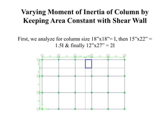 Presentation on A Study On Effect Of Column And Beam Shape And Shear ...
