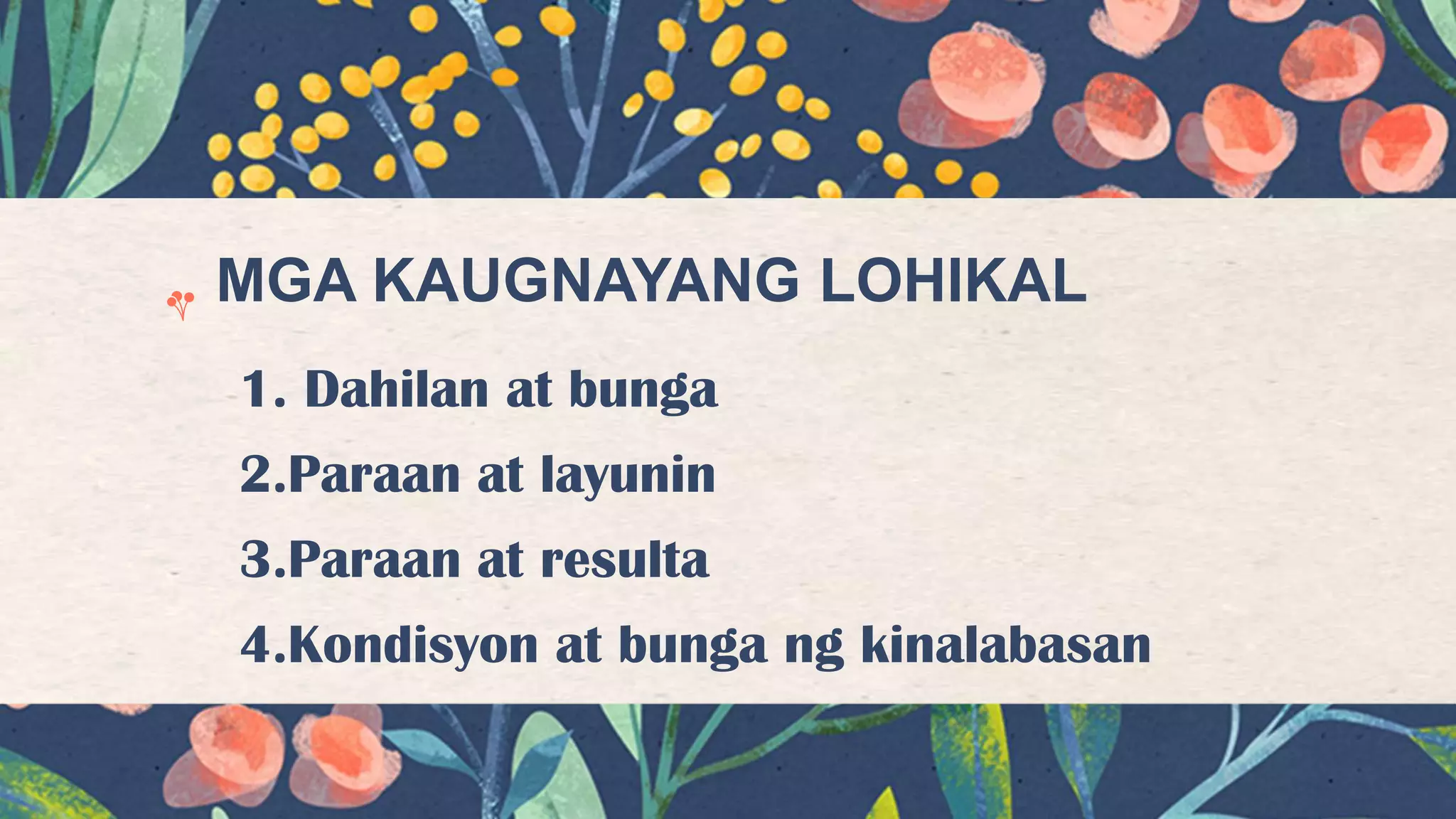 MGA KONSEPTONG MAY KAUGNAYANG LOHIKAL | PPTX