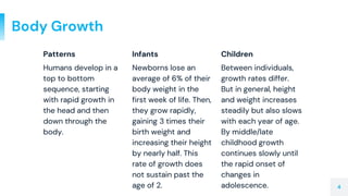 Biological and Health Changes in the Human Lifespan | PPT